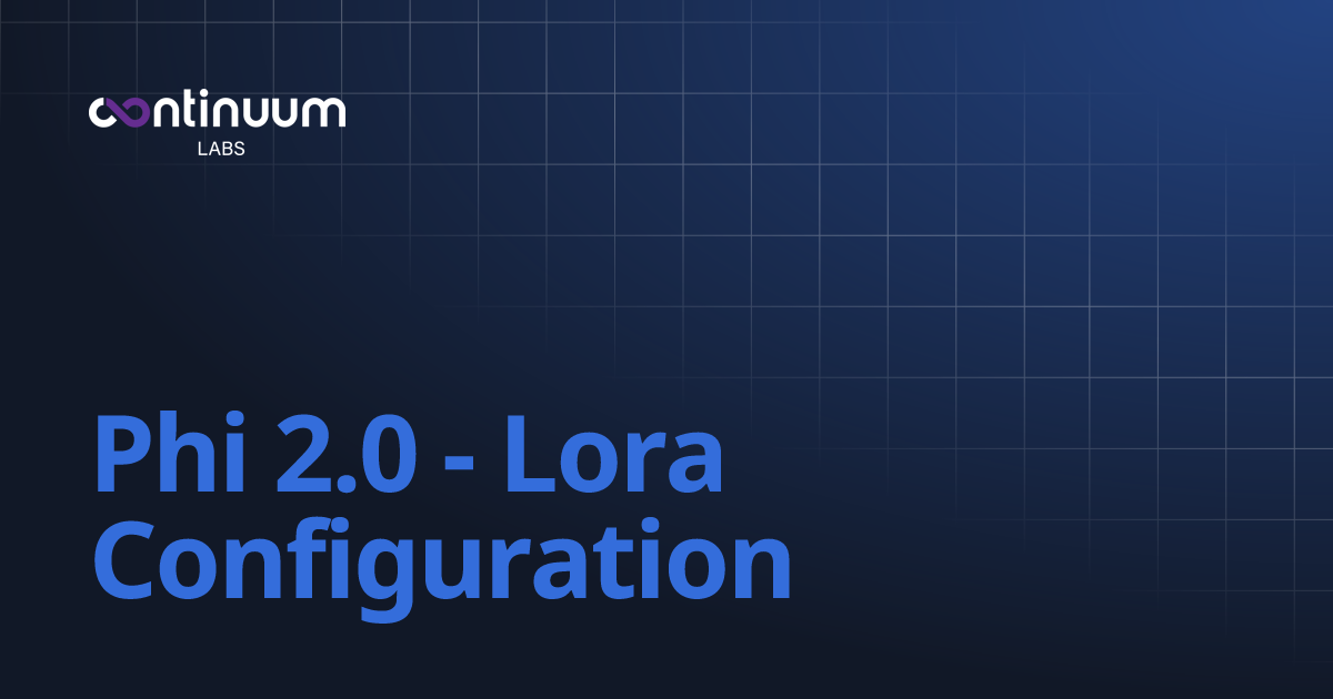 Phi 2.0 - Lora Configuration | Axolotl Training Platform