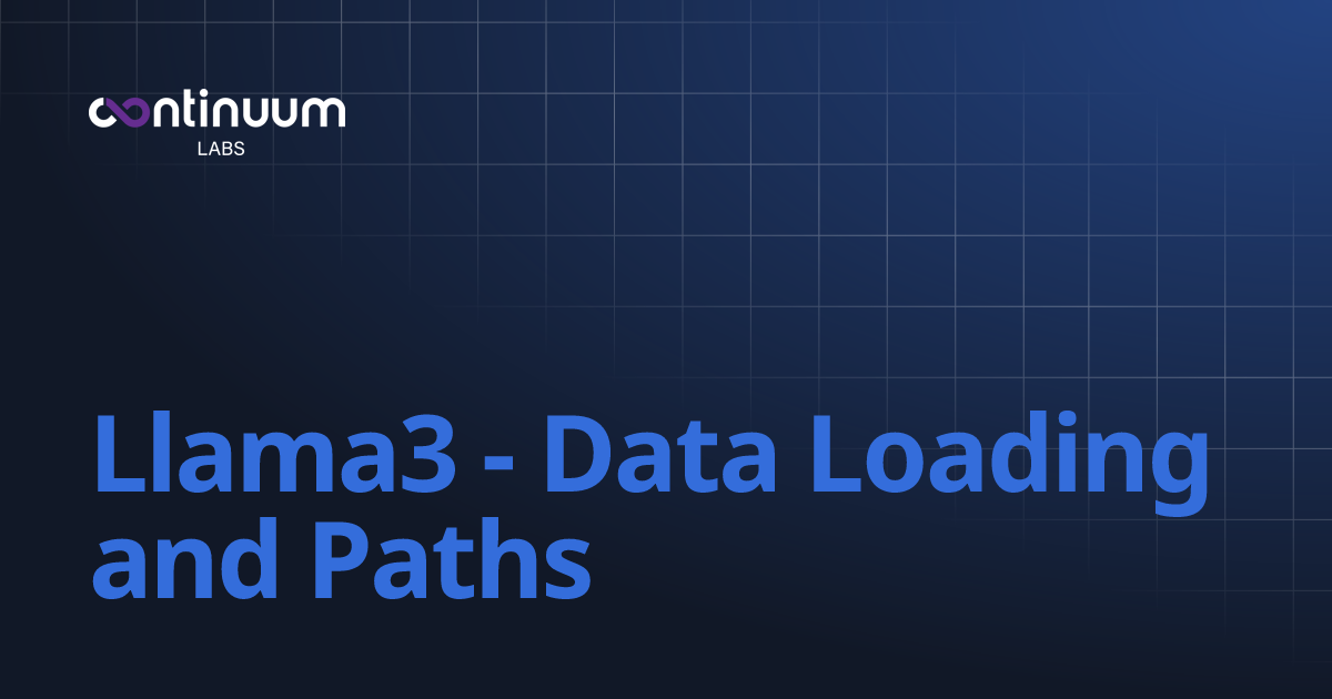 Llama3 - Data Loading and Paths | Axolotl Training Platform