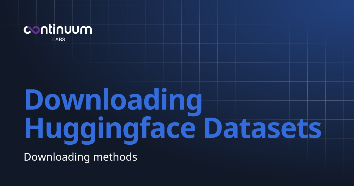 Downloading Huggingface Datasets | Axolotl Training Platform
